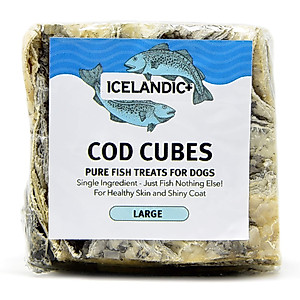Icelandic+ Large Cod Skin 2" Cube Dog Treat