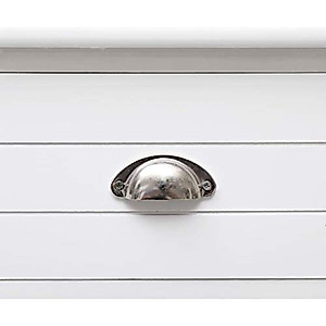 Sideboard,Buffet Cabinet Storage Kitchen Cabinet Farmhouse Buffet Server Bar Wine Cabinet Console Table for Kitchen,Dining Room,Living Room,Entryway,White 45.3"x11.8"x29.9" Wood