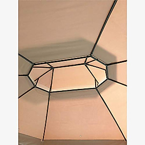 Garden Winds Replacement Canopy for The Manhattan Oval Gazebo - Riplock 350 - Beige