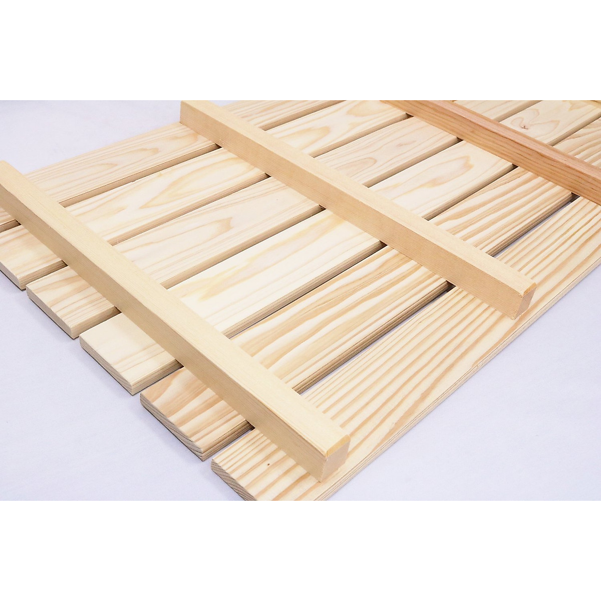 Ichihara Wood Workshop Slatted Wooden Bath Slatted Wood Water Cedar Medium 33.5 x 18.5 x 1.6 inches (85 x