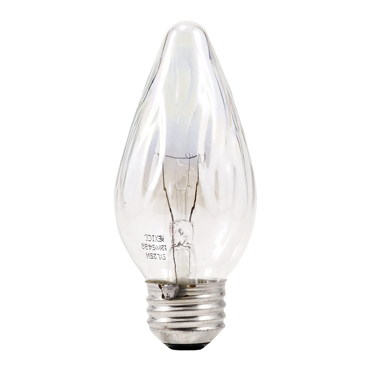 SYLVANIA F15 Décor Incandescent Light Bulb, 25W, Iridescent Finish, 205 Lumens, Medium Base, 120V - 2 Pack (13821), Warm White