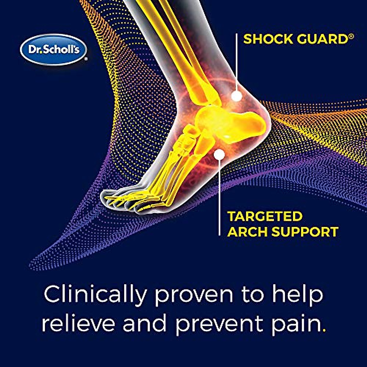 Dr. Scholl's Plantar Fasciitis Sized to Fit Pain Relief Insoles // Shoe Inserts with Arch Support for Men and Women, 1 Count
