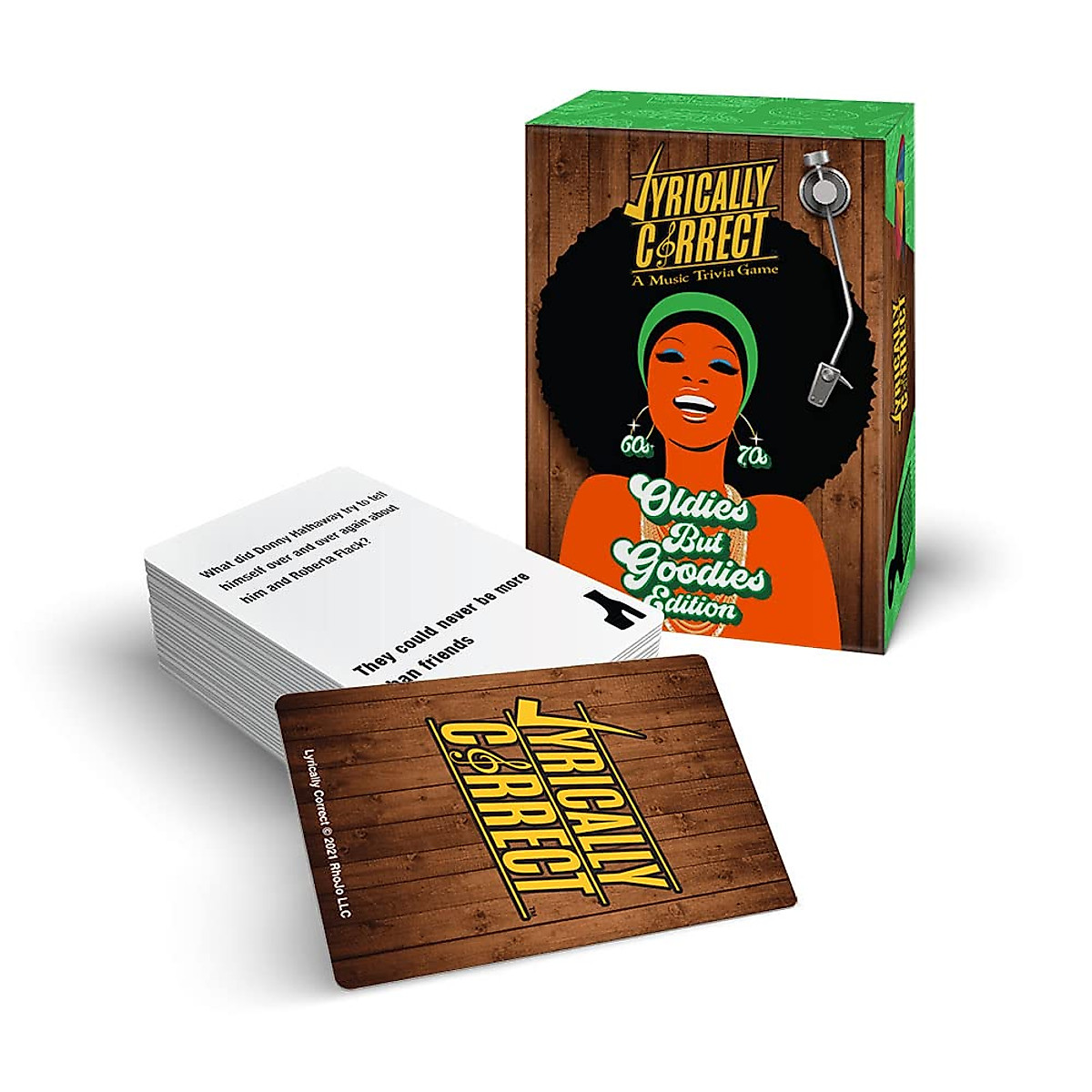 Lyrically Correct 60's and 70's Oldies but Goodies Music Trivia Card Game | Multi-Generational Family Gatherings, Adult Game Night and Fun Trivia