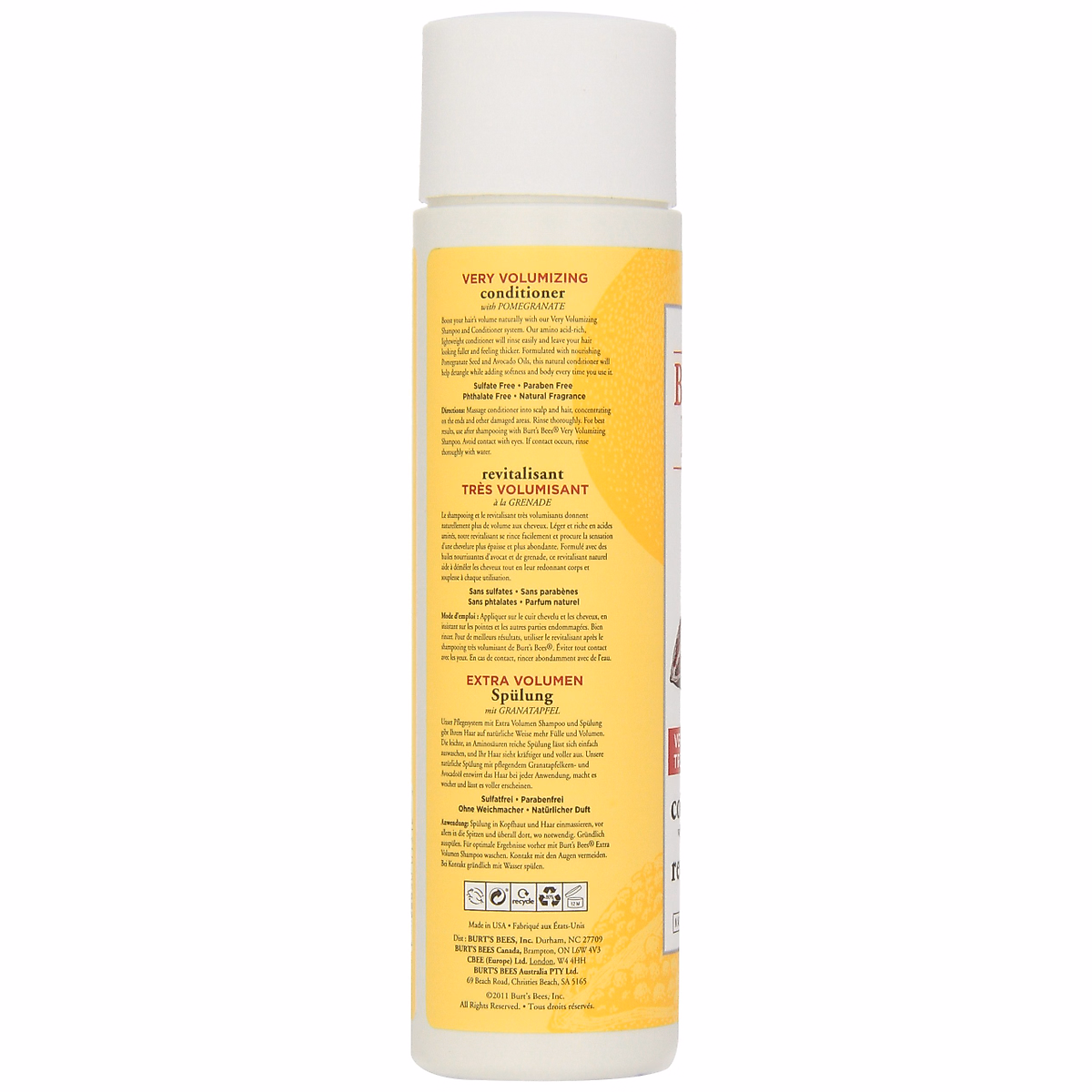 BURTS BEES Pomegranate Conditioner, 295 ML
