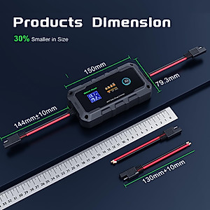 20A 12V/24V MPPT Solar Charge Controller, Bateria Power Intelligent Solar Panel Regulator 20 Amp with LCD Display and LED Indicate Light Designed for 12/24 Volt Gel AGM Lithium LiFePO4 (Sunrock 20)