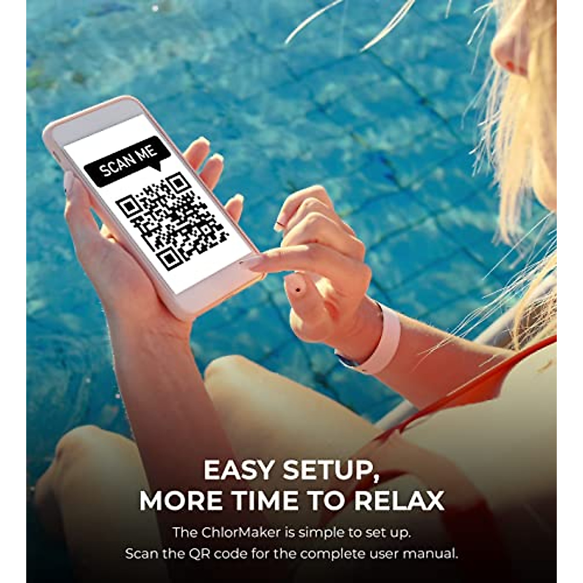 ControlOMatic ChlorMaker Saltwater Chlorine Generation System for Spas and Hot Tubs Up to 2000 Gallons