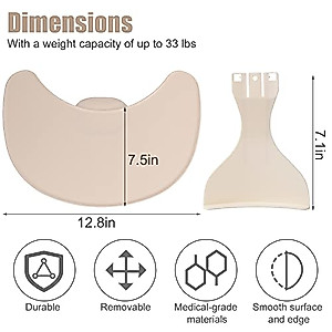 Seat Tray Compatible with Bumbo Seat, Baby Seat Tray for Feeding and Play Easy to Install and Remove Floor Seat Activity Tray Accessory for Bumbo Seat