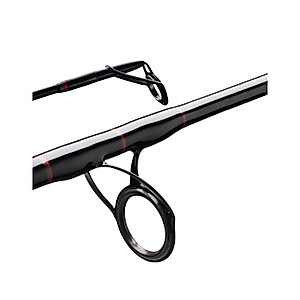 PENN Rampage Jig 6’6” Nearshore/Offshore Spinning Rod; 1-Piece Fishing Rod, 30-80lb Line Rating, Medium Rod Power, Moderate Fast Action, 2-5 oz. Lure Rating