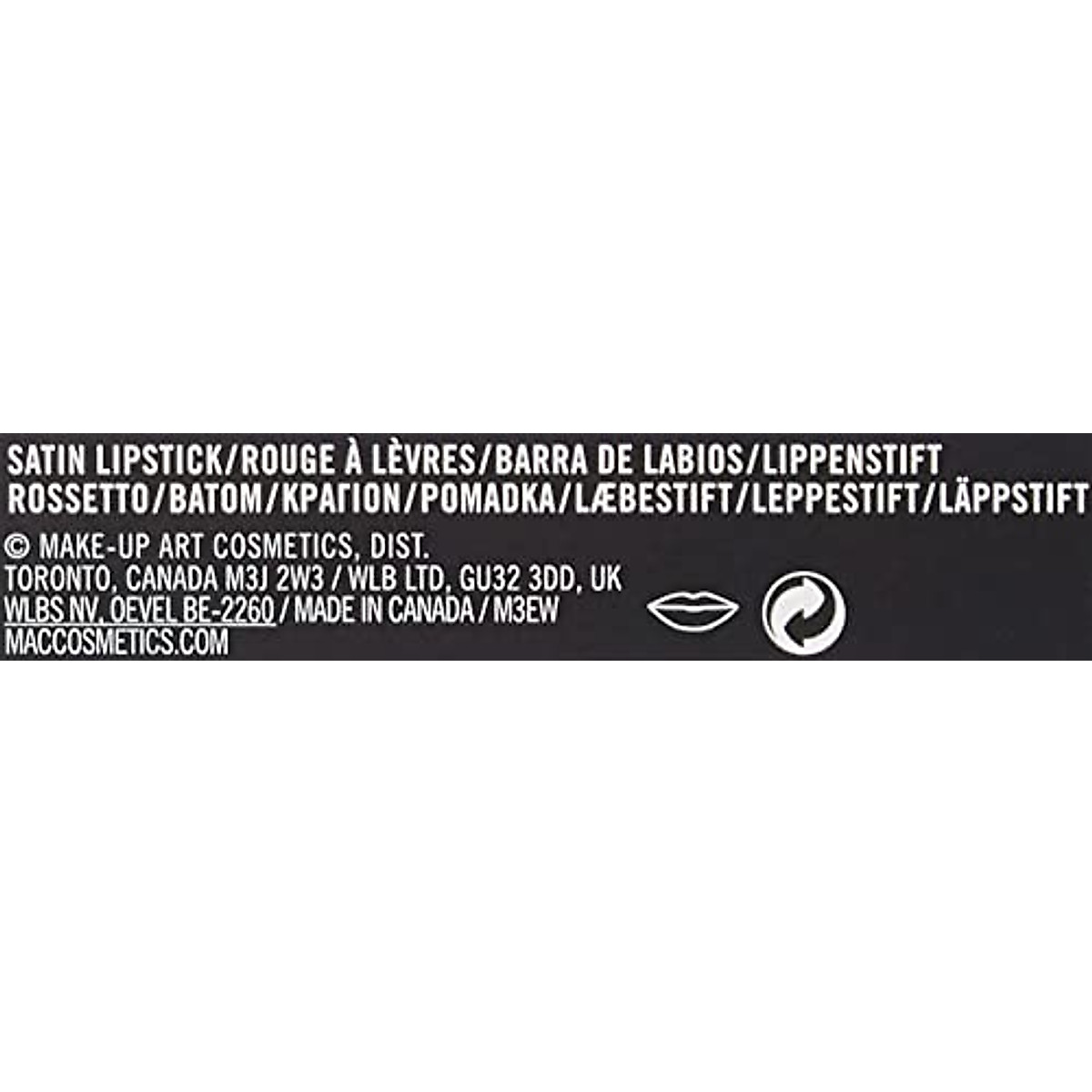 MAC Lipstick Satin Lipstick Paramount, 0.1 Ounce (Pack of 1)