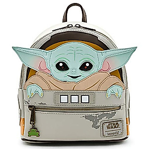 Loungefly Star Wars Baby Yoda The Mandalorian Womens Double Strap Shoulder Bag Purse