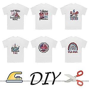 FAFAN Vinyl Stencil Roll Cartoon Cute Pattern Happy DIY Heat Transfer Vinyl Sticker Vinyl Vinyl Sticker Clothing T Shirt T Shirt Hoodie Cloth Bag Pillow Pillow Cover Decals for Clothes (G, One Size)