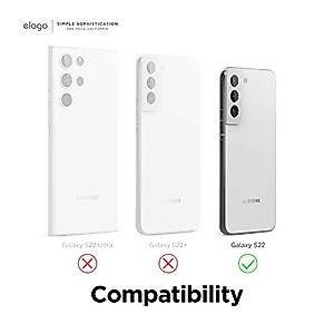 elago Compatible with Samsung Galaxy S22 Case - Liquid Silicone Case, Full Body Screen Camera Protective Cover, Shockproof, Slim Phone Case, Anti-Scratch Soft Microfiber Lining, 6.1 inch (Stone)