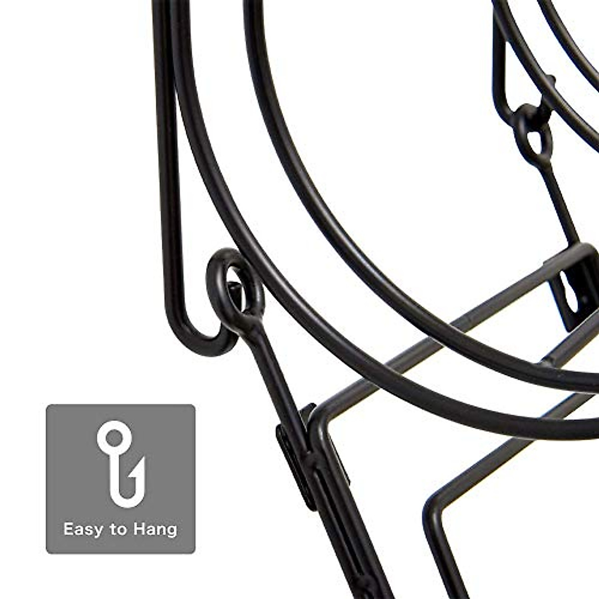 EZOWare 6 Wine Bottle Wall Mounted Metal Holder Rack, Detachable Multipurpose 6 Level Towel Storage Organizer Shelf