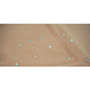 DANCEYOU Ice Skate Figure Skating Tights for Child Women Over the Boot Rhinestone, LC