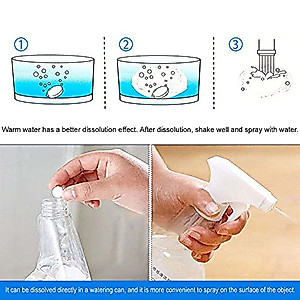 Jialansm Multifunctional Solid Effervescent Tablets, Deep Cleaning In Bathrooms And Kitchens Tablets, Portable Cleaning In Plastic Water Bottles Tablets (Basic Set)
