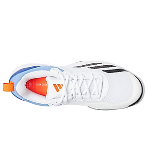 adidas Men's Courtflash Speed Tennis Shoe, White/Black/Black, 11.5