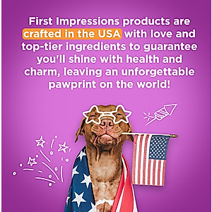 First Impressions Itch, Please! Dog Allergy Chews - Dog Allergy Relief - Stop Licking, Scratching and Chewing - Apple Cider Vinegar, Probiotics, Turmeric - Allergy Relief for Dogs Itching - 120 ct