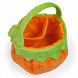 GiftsForYouNow Pumpkin Boy Personalized Trick or Treat Bag, Personalized Halloween Basket, Custom Halloween Bag, Emboridered Bag for Candy