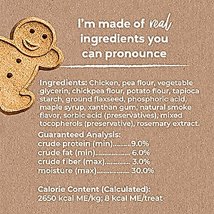 Buddy Biscuits Grain Free Soft & Chewy Dog Treats, Small Dog or Large Dogs Training, Healthy Roasted Chicken 5 oz.