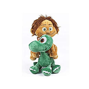 The Good Dinosaur Plush Toy-Pack 2 Quality Super Soft - Spot The Child 8"/22CM + Arlo Baby 8"/22CM