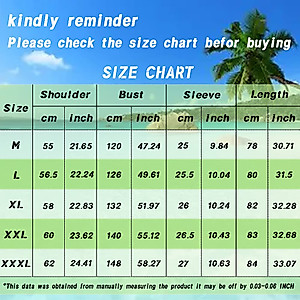 WRITKC Hawaiian Shirts for Men Loose Short Sleeve Mens Beach Shirts Resort Casual Shirts