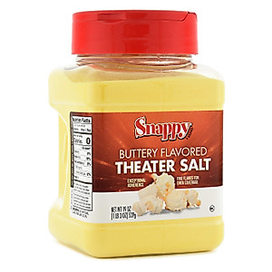 Snappy Butter Burst Flavored Popcorn Kit, Buttery Flavored Theater Salt