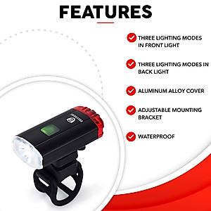 Greerride Rechargeable Bike Helmet Light - Bike Helmet Lights for Night Riding, Bicycle Helmet Light and Safety Cycling Helmet Light for Bike Helmet with Flashing and Steady Modes