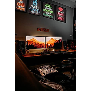 MINI ZOZI Gaming Wall Decor 8x10 6pcs Set For Boys Room Decor Gamer Bedroom Decorations Video Game Poster Neon Art Posters Cool Sign Gifts Boy & Girl Teens Teenager Kids Gameroom Videogame Setup Stuff Pictures Games Portrait Unframed Teen Boyfriend Gift