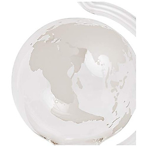 AcuRite 00795A2 Galileo Thermometer with Glass Globe Barometer, Barometer Set, Glass/Wood