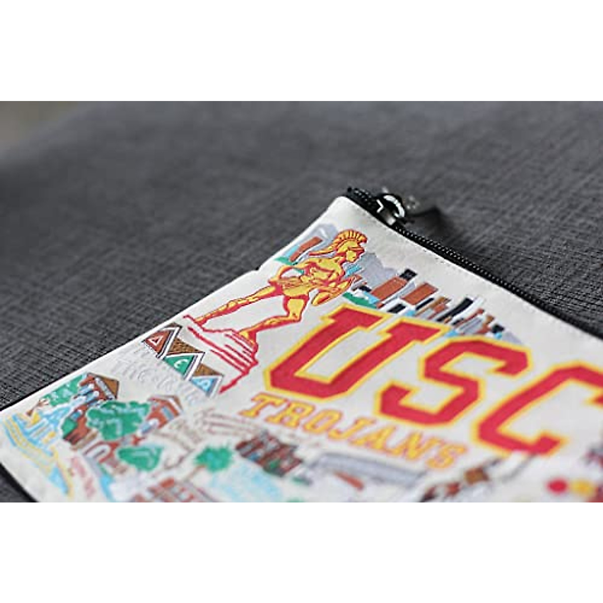 Catstudio University of Southern California (USC) Collegiate Zipper Pouch Purse | Holds Your Phone, Coins, Pencils, Makeup, Dog Treats, & Tech Tools