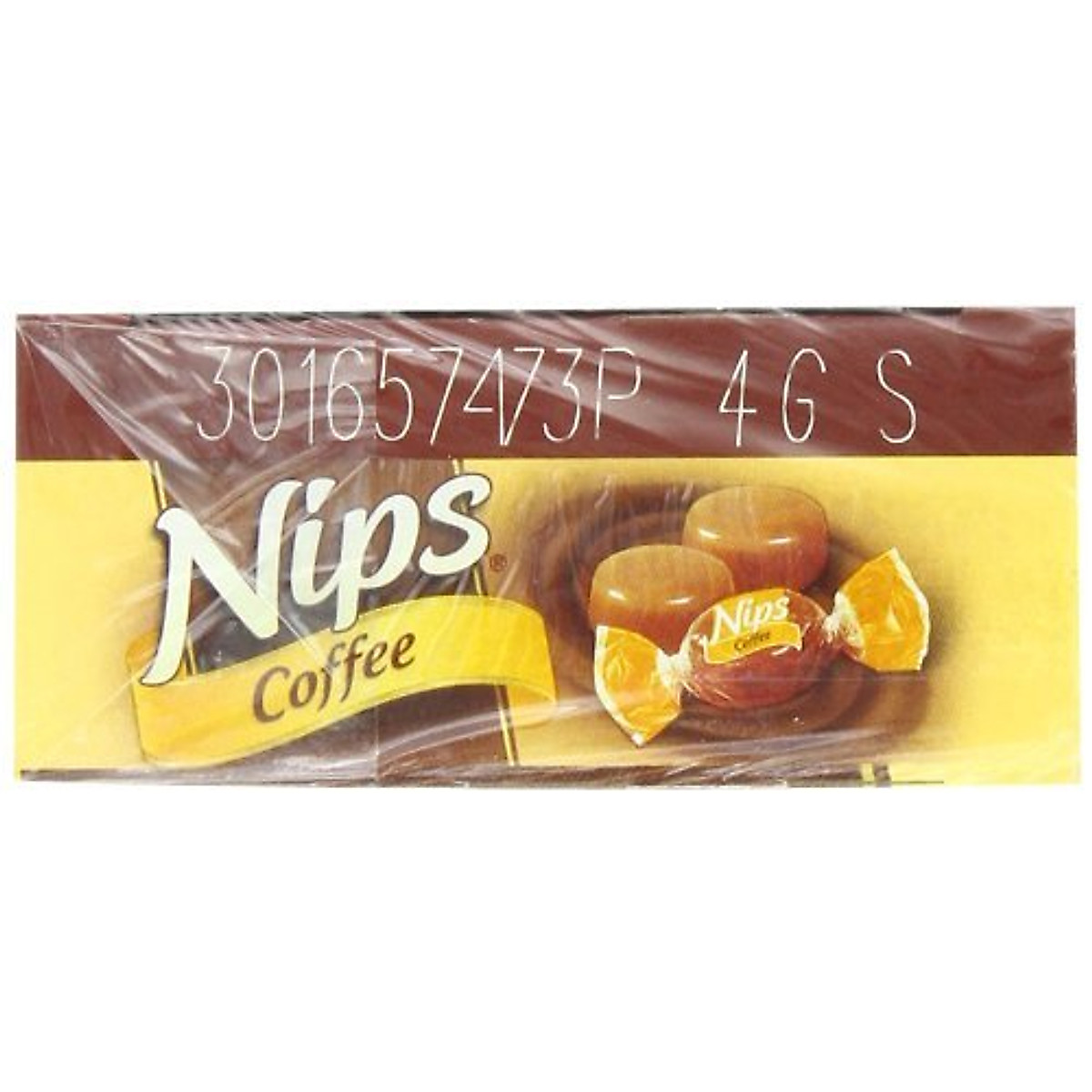 Brach's Nips Coffee Flavored Hard Candy, Individually Wrapped Candy, 3.25 Ounce Bags (Pack of 12)