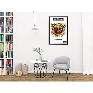 Buyartforless Framed Sublime 40oz to Perfection Debut Album 1992 36x24 Music Art Print Poster White