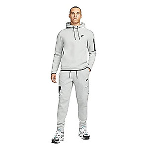 Nike mens Sportswear Tech Fleece Utility Pant, Football Grey/Light Smoke Grey-black, XX-Large