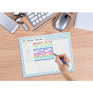 2025 Monthly Desktop/Wall Calendar/Planner - Habit Tracker - Daily, Weekly & Monthly Goal Motivational Habit Tracking Journal Inspirational - (Edition #018)