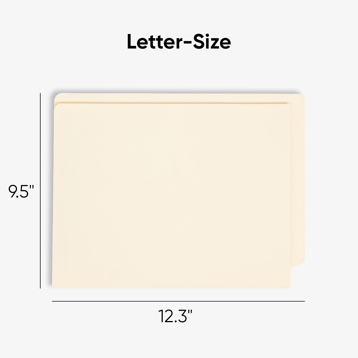 Smead Shelf-Master End Tab Fastener Folders with Pockets, 25 Count, Manila, Straight-Cut Tab, 1 Pocket, Letter Size (34099)