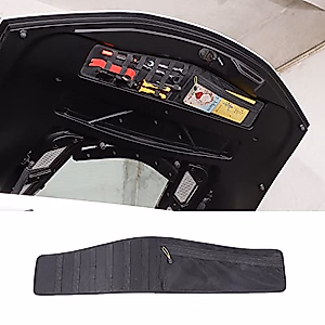 Fgtagtal Car Trunk Storage Pockets Compatible with Chevrolet Corvette C8 2020-2023, Trunk Lid Storage Pockets Box Mesh Organizer Bag, Interior Storage Accessories