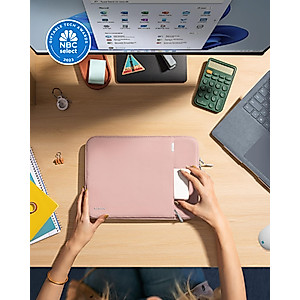 tomtoc 360° Protective Laptop Sleeve for 13.5-14.4 Inch Surface Laptop Studio/6/5/4/3, Surface Book, Water-Resistant Laptop Case for Acer Aspire/Swift 14, ASUS Vivobook/Zenbook 14, Jumper EZbook X3