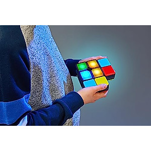 Flipslide Game - Electronic Handheld Game | Addictive Multiplayer Puzzle Game of Skill | Flip, Slide & Match Colors to Beat the Clock | 4 Thrilling Game Modes | Ages 8+ | Includes Batteries