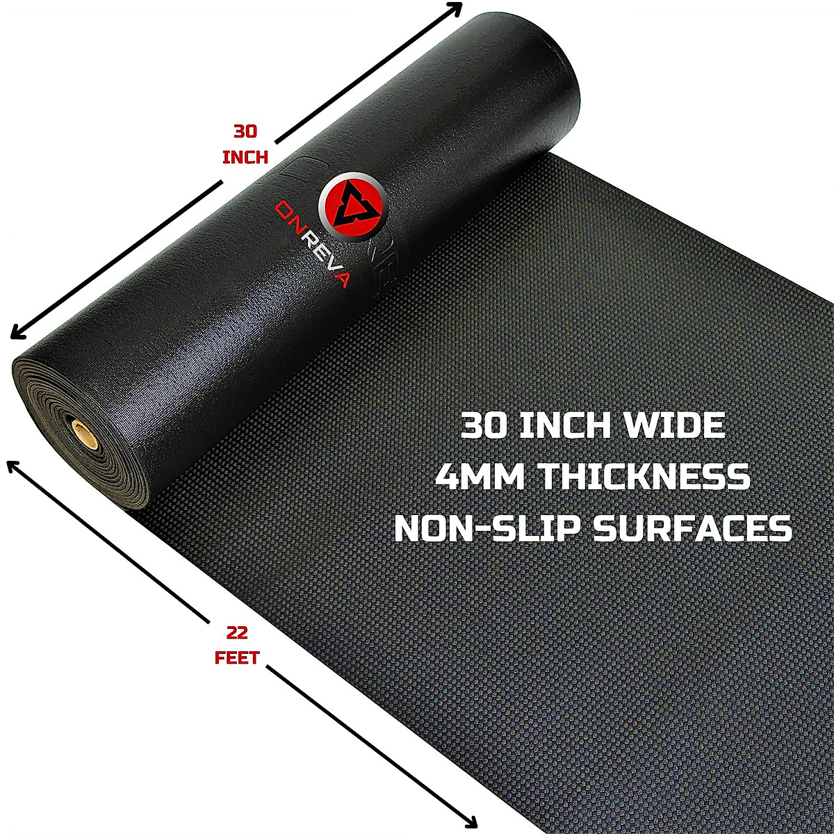 ONREVA Tool Box Liner 30 inch wide x 22 ft Large, Thick Heavy Duty Toolbox Drawer Liners, Rolling Tool Chest Liner Foam, Shelf Rubber Mat, Non-slip Organizer Liner for Cabinet, Workbench