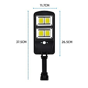 RXF Outdoor Solar Wall Light,4 Mode Remote Control COB Solar Light PIR Motion Sensor Outdoor Solar IP65 Waterproof Lamp,for Garden Patio Yard,2pcs
