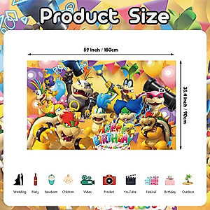 Bowser Birthday Party Banner - Perfect for Kids' Celebrations