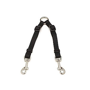 Aspen Pet by Petmate Take Two 5/8" Adjustable Leash Extension in Black, Medium