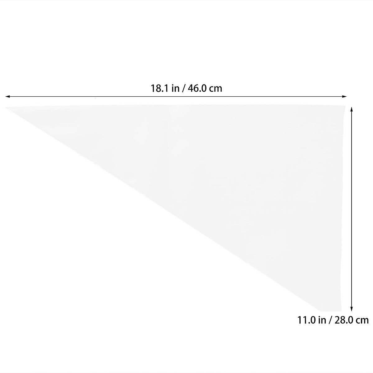 UKCOCO 50pcs Construction Pointing Bag Brick Masonry Bags Tile Grout Pouches Grout Pen Decorating Bags for Frosting Cement Sealer Black Tile Puncture White Makeup Work