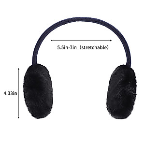 ZTL Boys Earmuffs Kids Warm Furry Knit Ear Muffs Cute Cartoon Dinosaur Earmuffs Soft Plush Winter Outdoor Ear Warmers