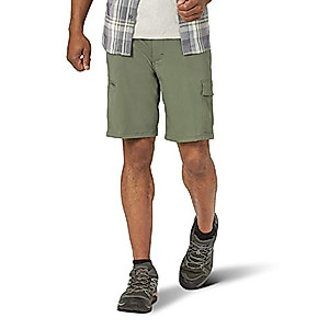 ATG by Wrangler Men's Asymmetric Cargo Short, Dusty Olive, 46