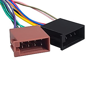 BATIGE 16 Pin ISO Wire Harness for Alpine 7513R UNI Car Stereo Radio Wiring Harness Connector Adaptor