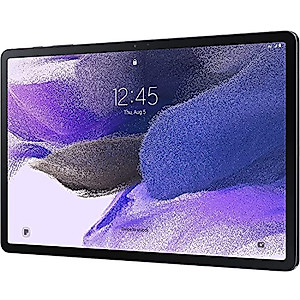 Samsung Galaxy Tab S7 FE 2021 Android Tablet 12.4” Screen WiFi 64GB S Pen Included Long-Lasting Battery Powerful Performance, Black (Renewed)