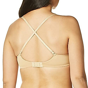 Calvin Klein Women's Constant Convertible Strap Lightly Lined Demi Bra, 34C, bare