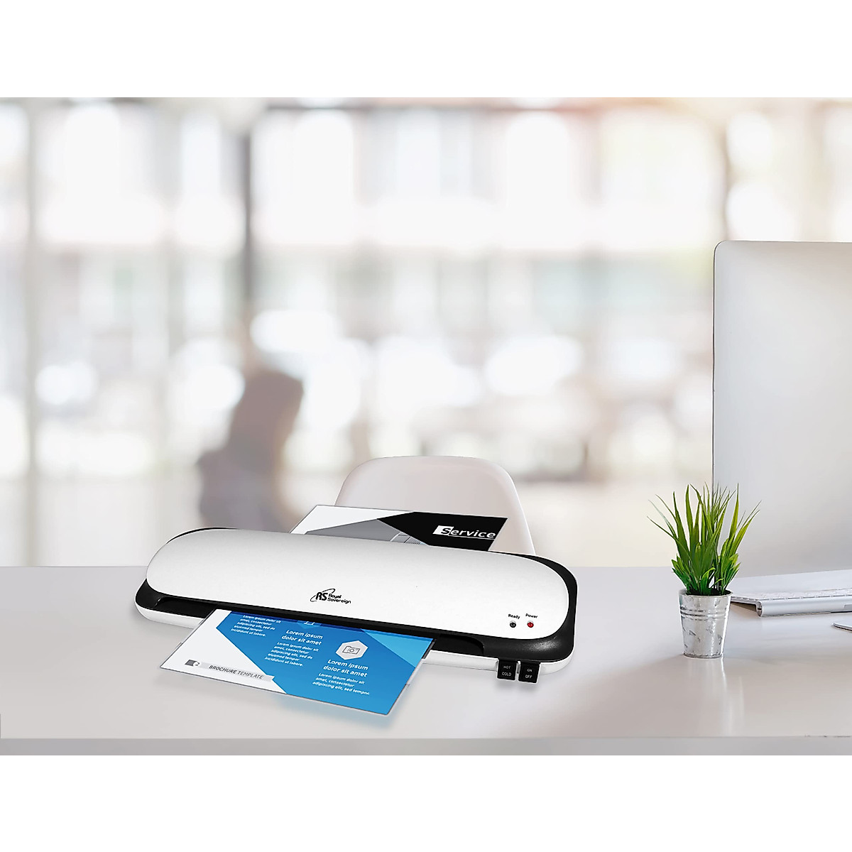 Royal Sovereign 12" Desktop Laminating Machine with Jam Release Lever (CL-1223) , White