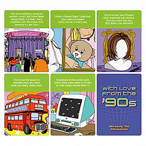 Knock Knock Extremely 90s Affirmations Deck: 50 Cards That Combine 1990s Nostalgia With The Power of Affirmations! (Affirmations from the Decades)